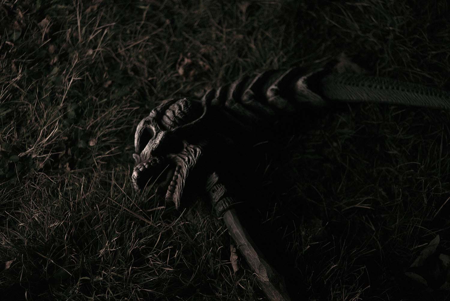 Detail of the head of the scythe