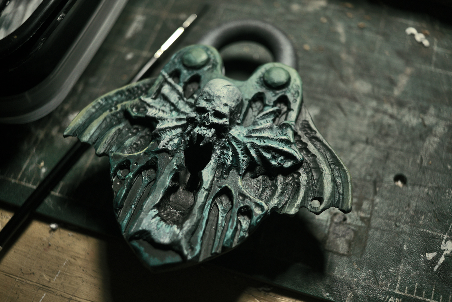 Basecoat done, starting to define the shading and tones