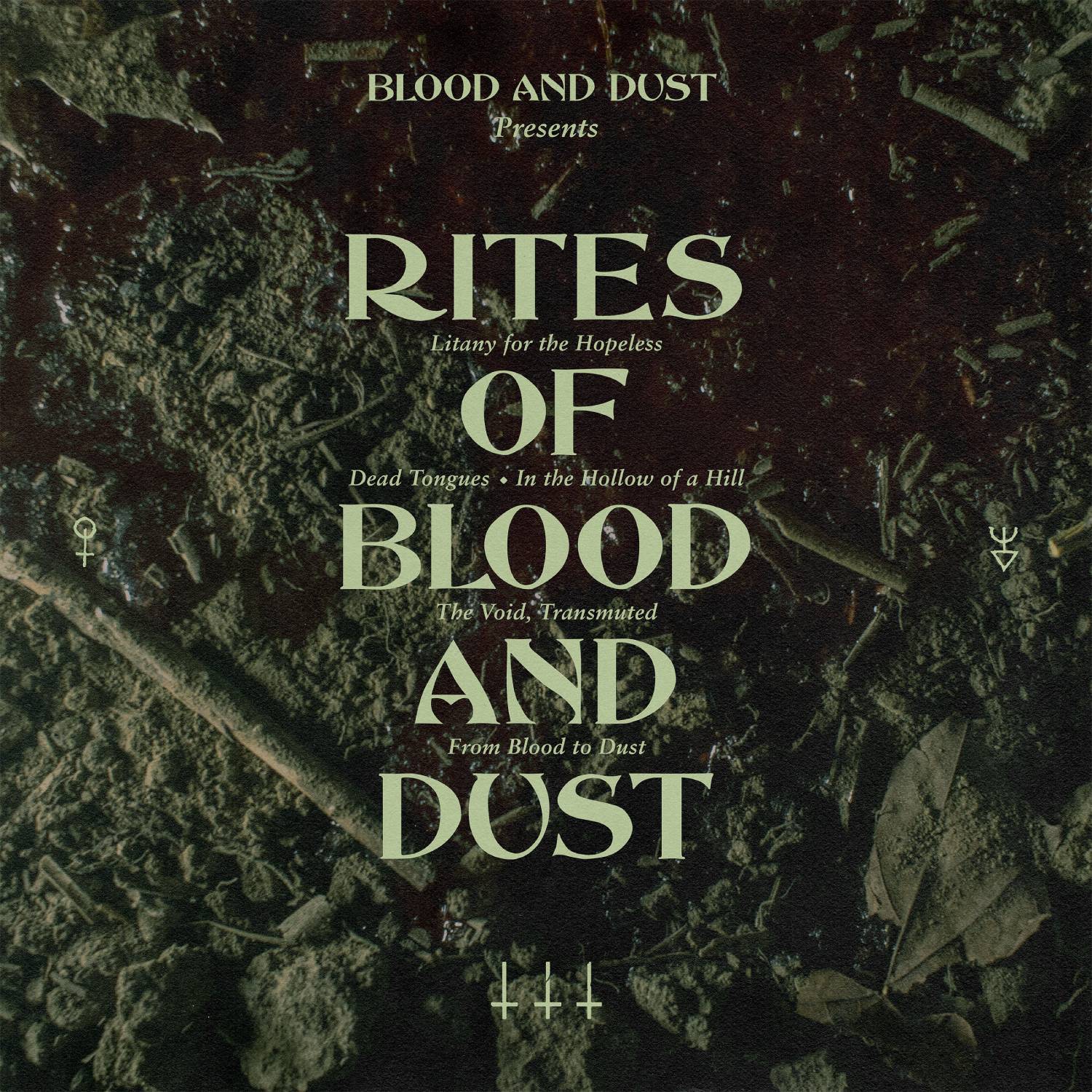Cover for the digital album Rites of Blood and Dust