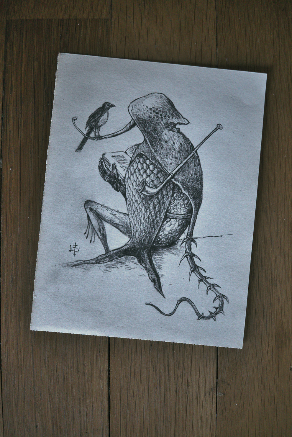 Bosch creature illustration