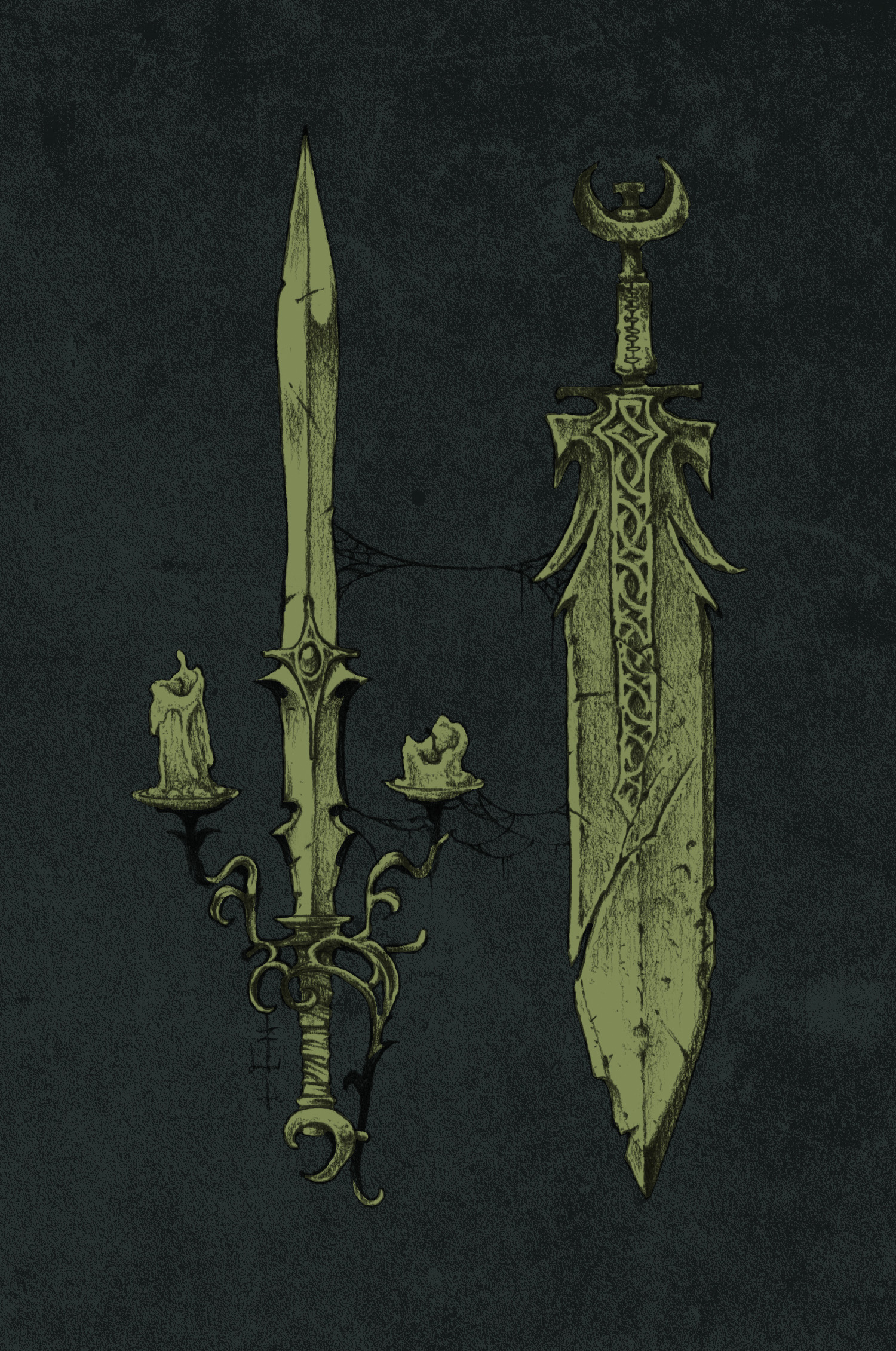 Haunted Manor Weapons