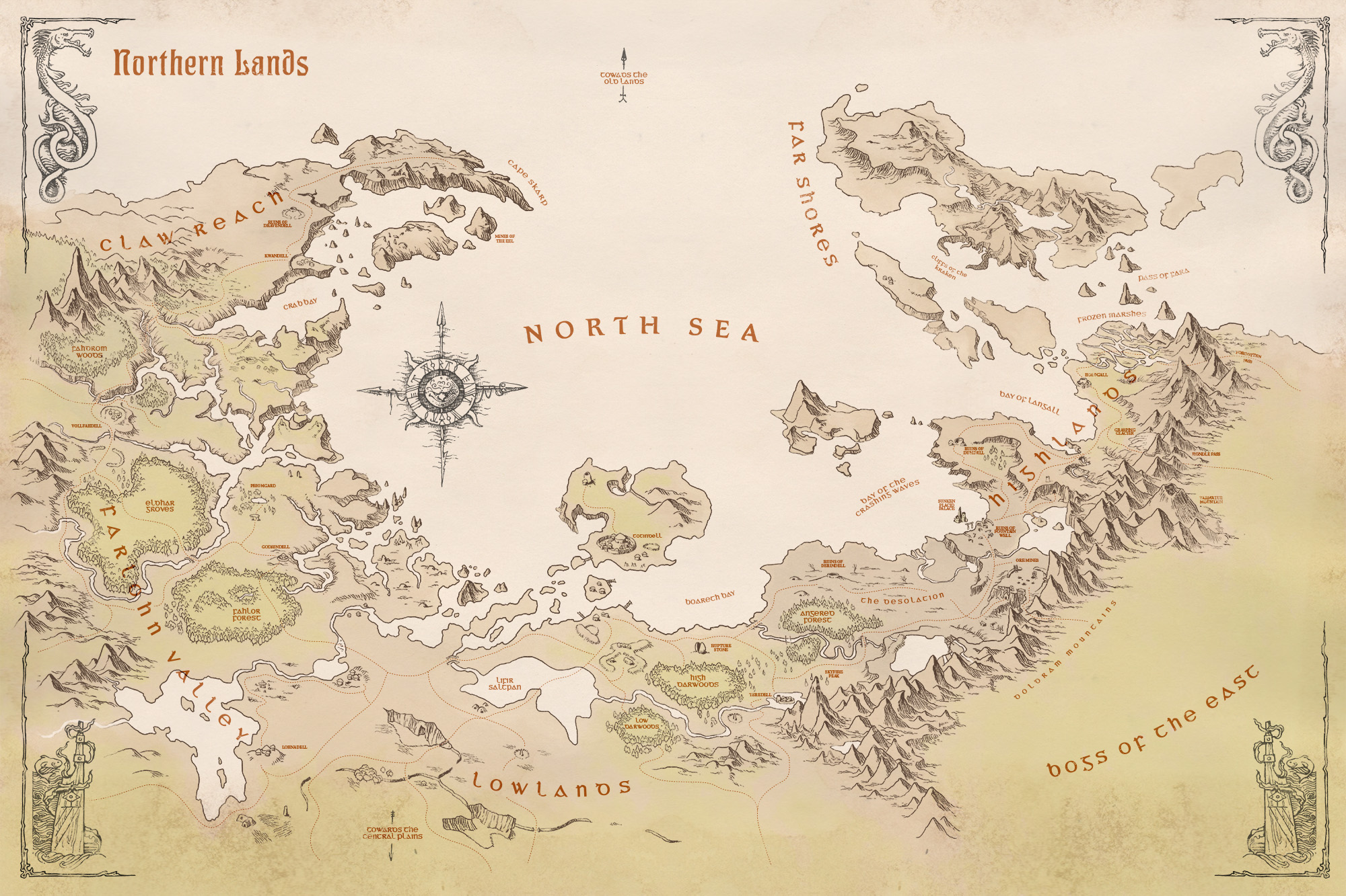 The complete map of the North